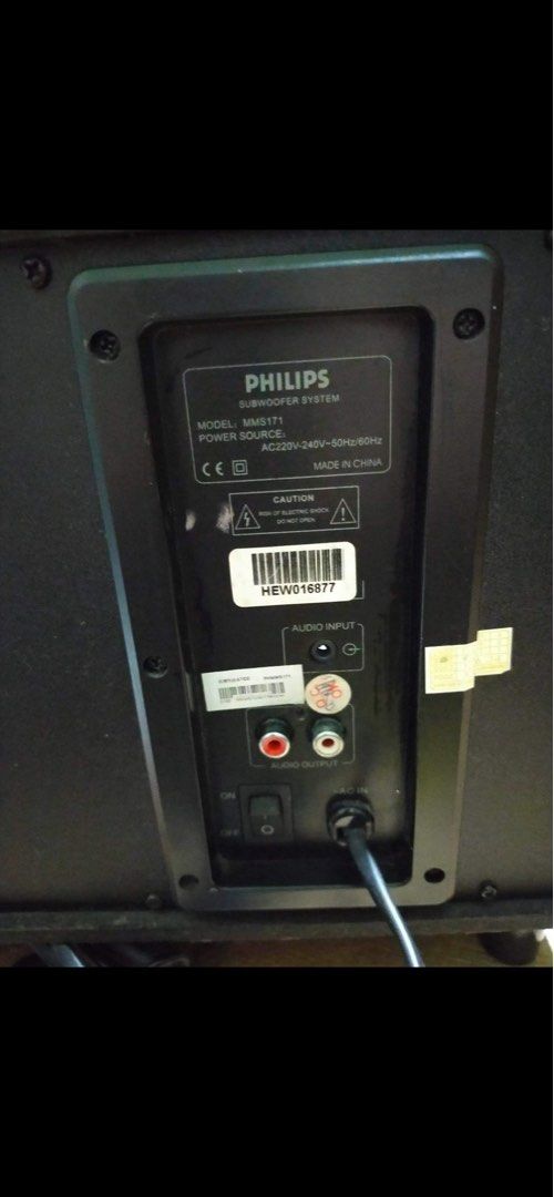 PHILIPS Subwoofer System, Audio, Soundbars, Speakers & Amplifiers on ...