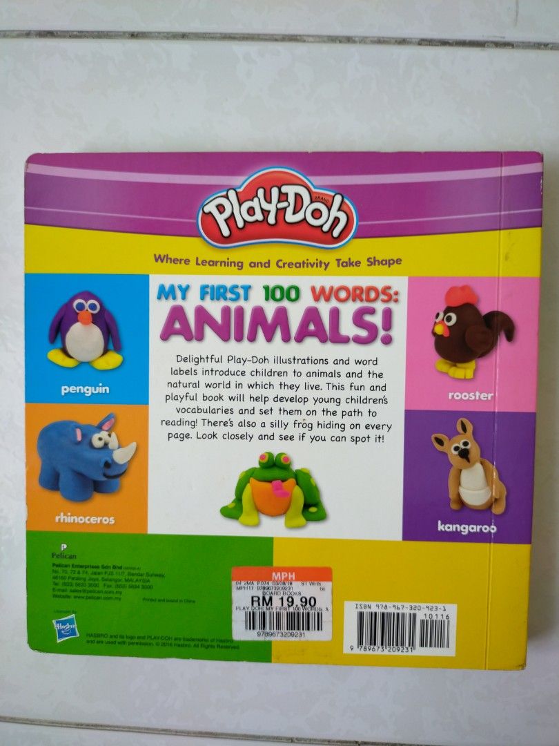 Play-Doh Children Book, Hobbies & Toys, Books & Magazines, Children's ...