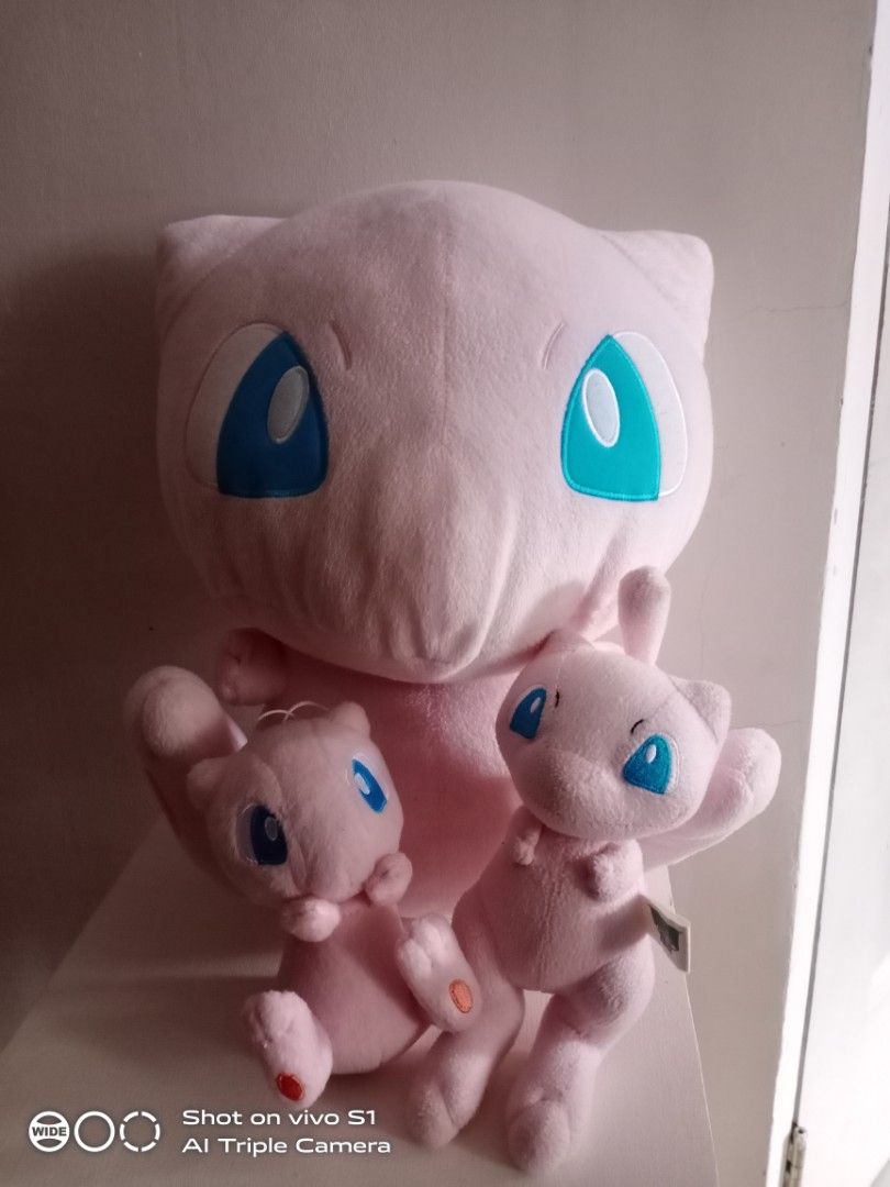 Pokemon Plush, Big Head Mew, Hobbies & Toys, Toys & Games on Carousell