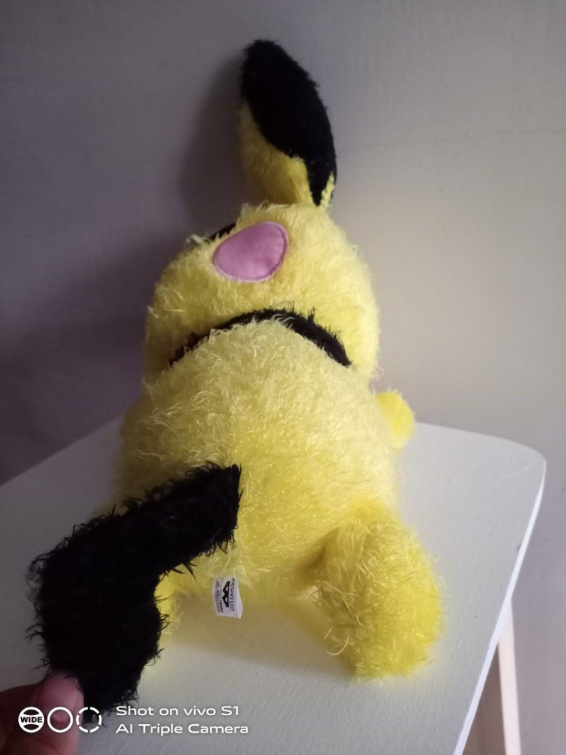 Pokemon Plush, Fury winking Pichu on Carousell