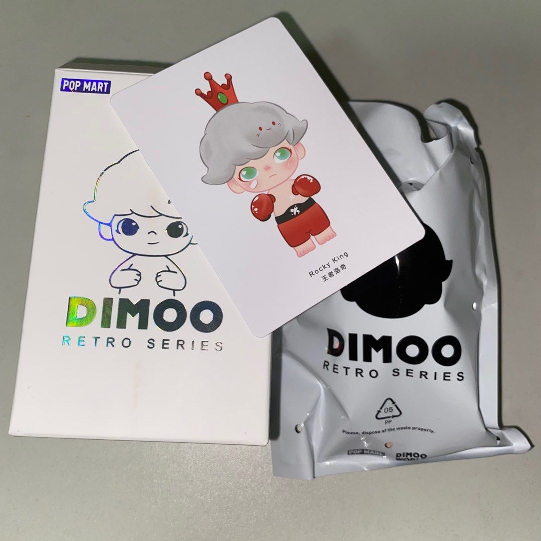 POPMART dimoo retro series rocky king, Hobbies & Toys, Toys & Games on ...