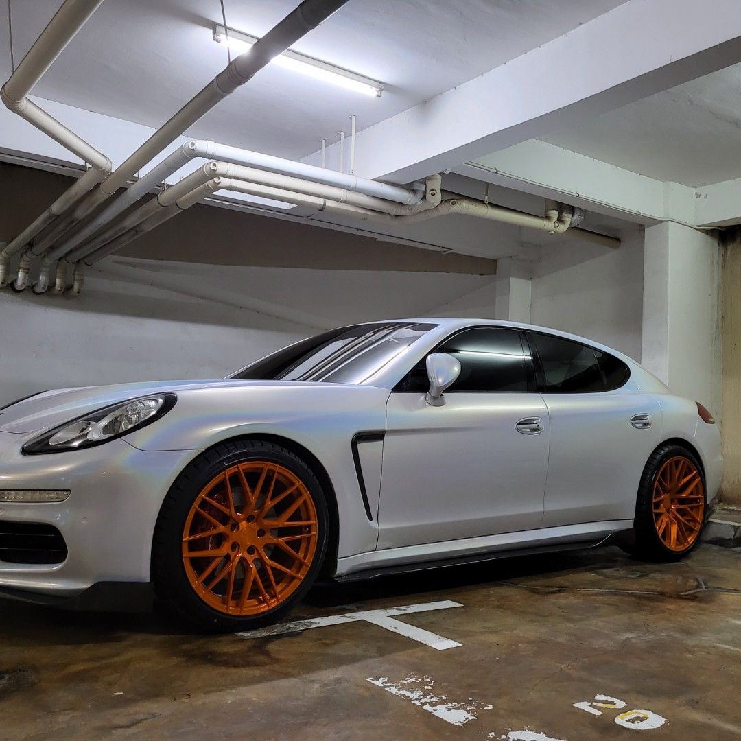 Porsche Forged 21" Rims & Tyres, Car Accessories, Tyres & Rims on Carousell