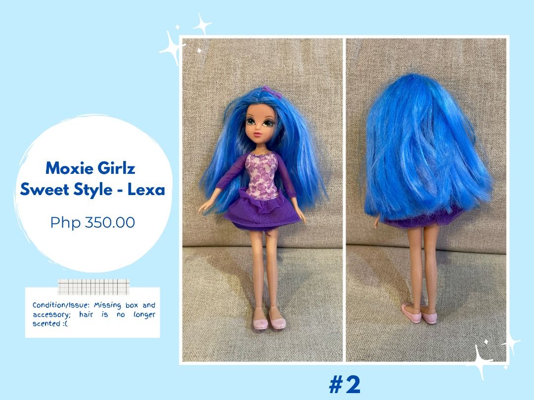 Pre-Loved Moxie Girlz Dolls (swipe left for each doll's information ...