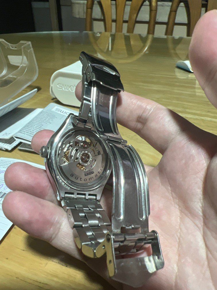 Preloved! Swatch Irony Automatic Body & Soul YAS100G Silver, Women's ...