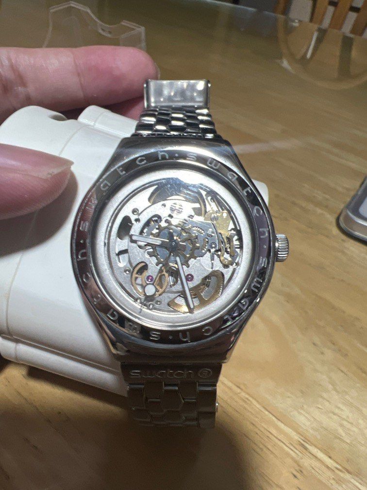Preloved! Swatch Irony Automatic Body & Soul YAS100G Silver, Women's ...