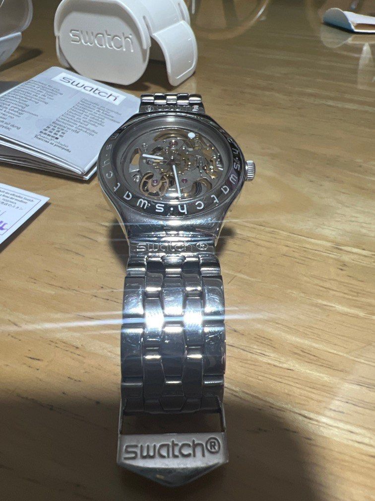 Preloved! Swatch Irony Automatic Body & Soul YAS100G Silver, Women's ...