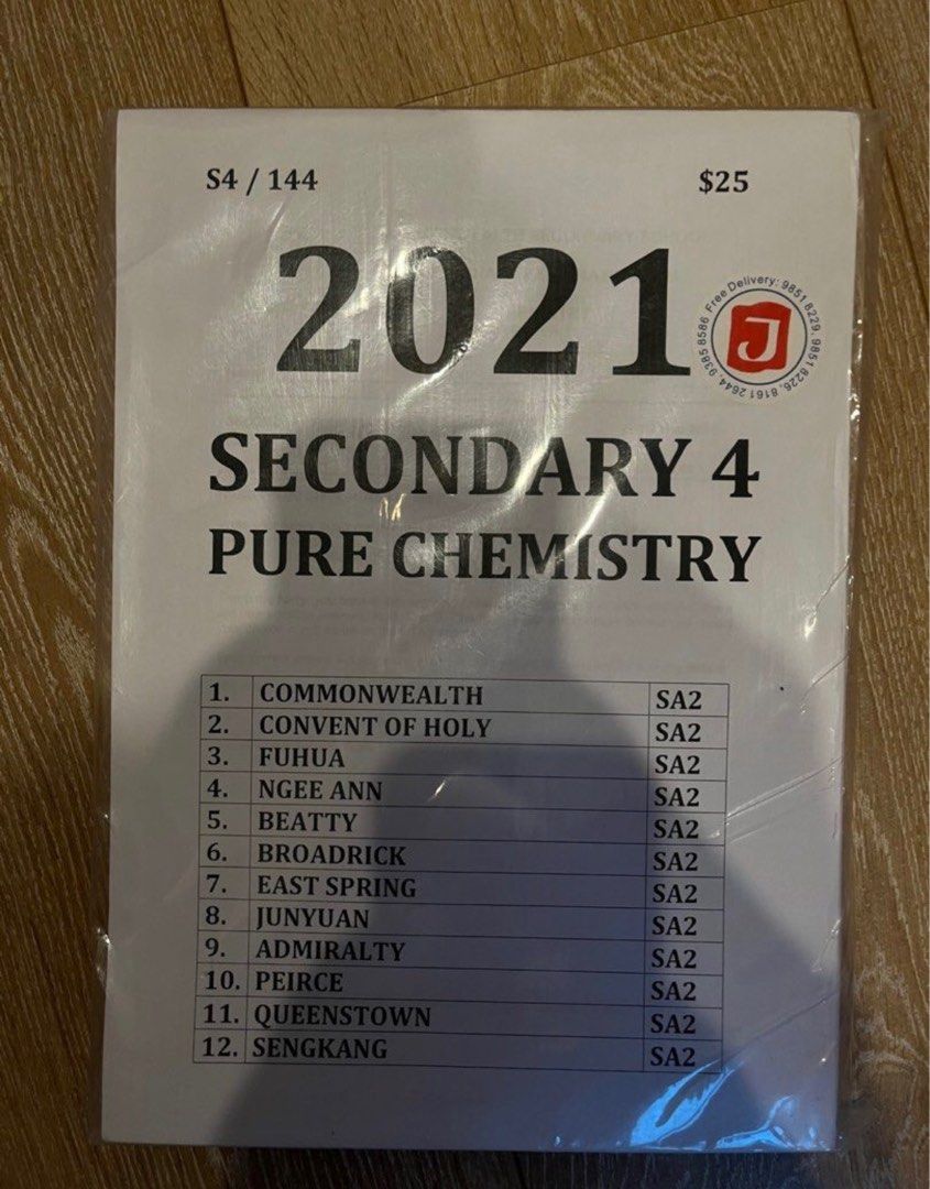 Pure Chemistry Olevel Practice Papers (2021), Hobbies & Toys, Books ...