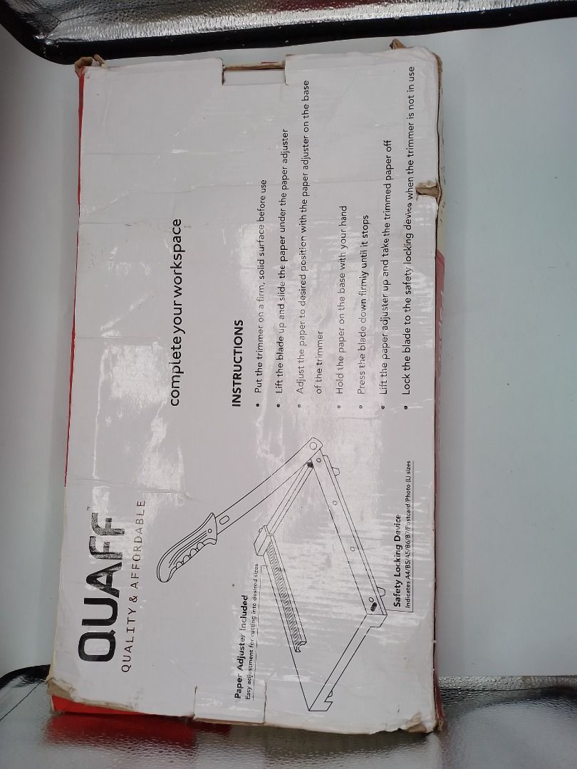 QUAFF Paper Cutter Paper Trimmer on Carousell