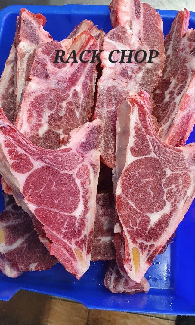 Rack chop&t BONE Chop, Food & Drinks, Chilled & Frozen Food on Carousell