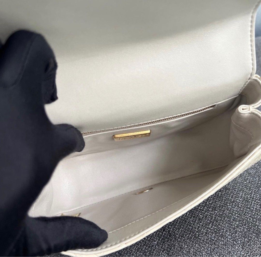 Rare Chanel CarryAll Top Handle Small Python Beige / Ghw, Luxury, Bags ...