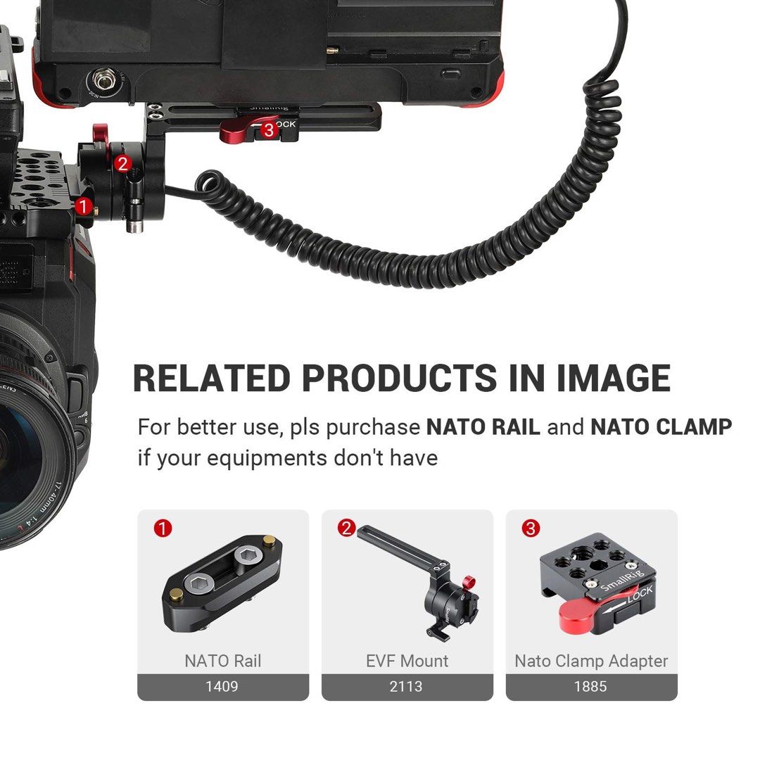 Rare Small Rig Monitor EVF holder quick adjustment, Photography ...