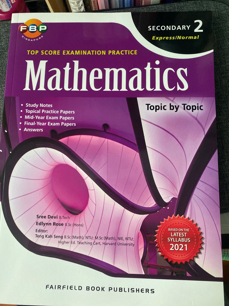 READ DESC! SEC2 Mathematics Assessment Books EXP/NA, Hobbies & Toys ...