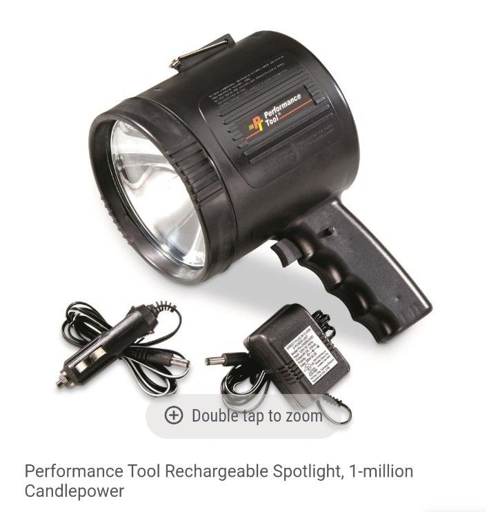 Rechargeable Cordless Spotlight, Sports Equipment, Hiking & Camping on ...