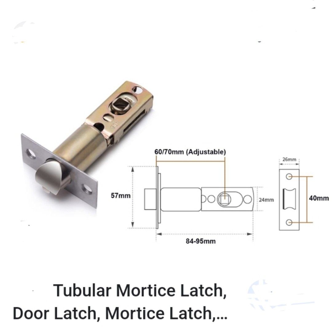 Replacement HDB BTO Door Latch (Tongue), Furniture & Home Living ...