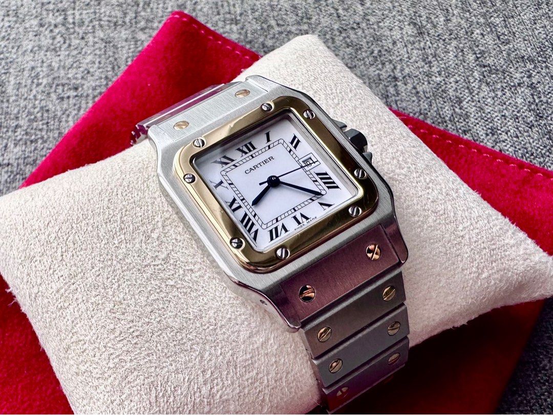 [reserve/preview] Cartier Vintage Watch Santos Carree Ref. 2961 (fully ...