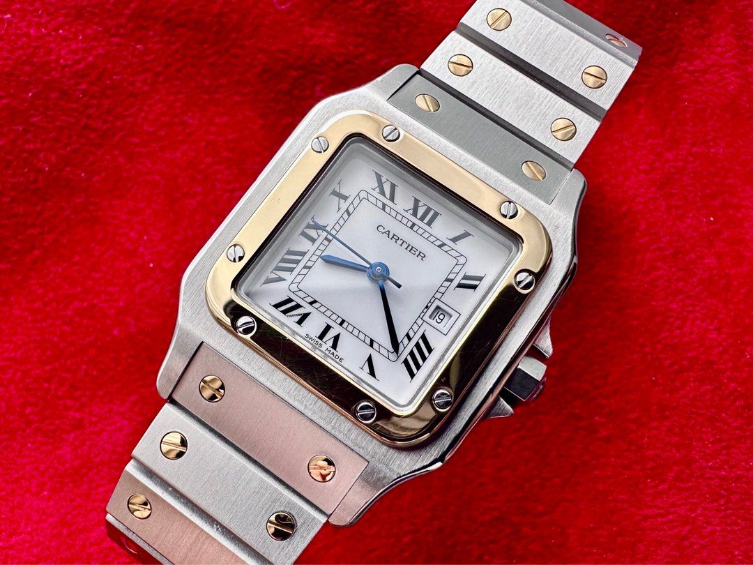 [reserve/preview] Cartier Vintage Watch Santos Carree Ref. 2961 (fully ...