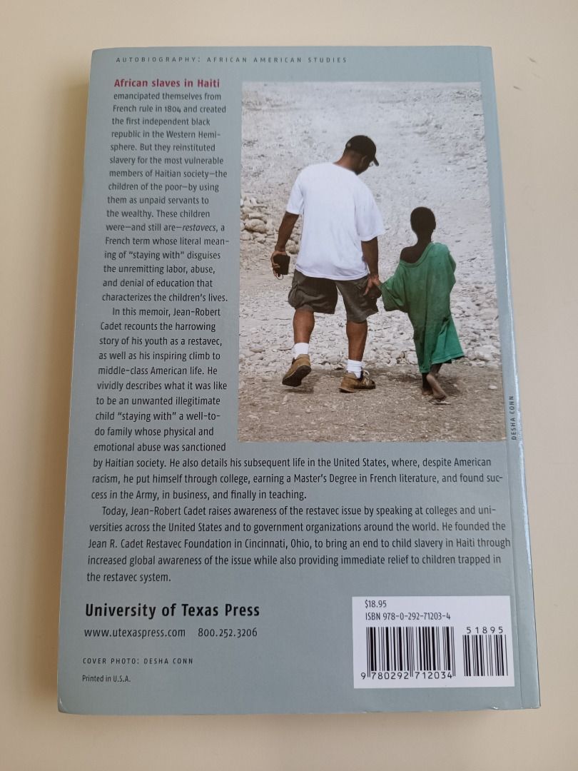 Restavec: From Haitian Slave Child to Middle-Class American by Jean ...