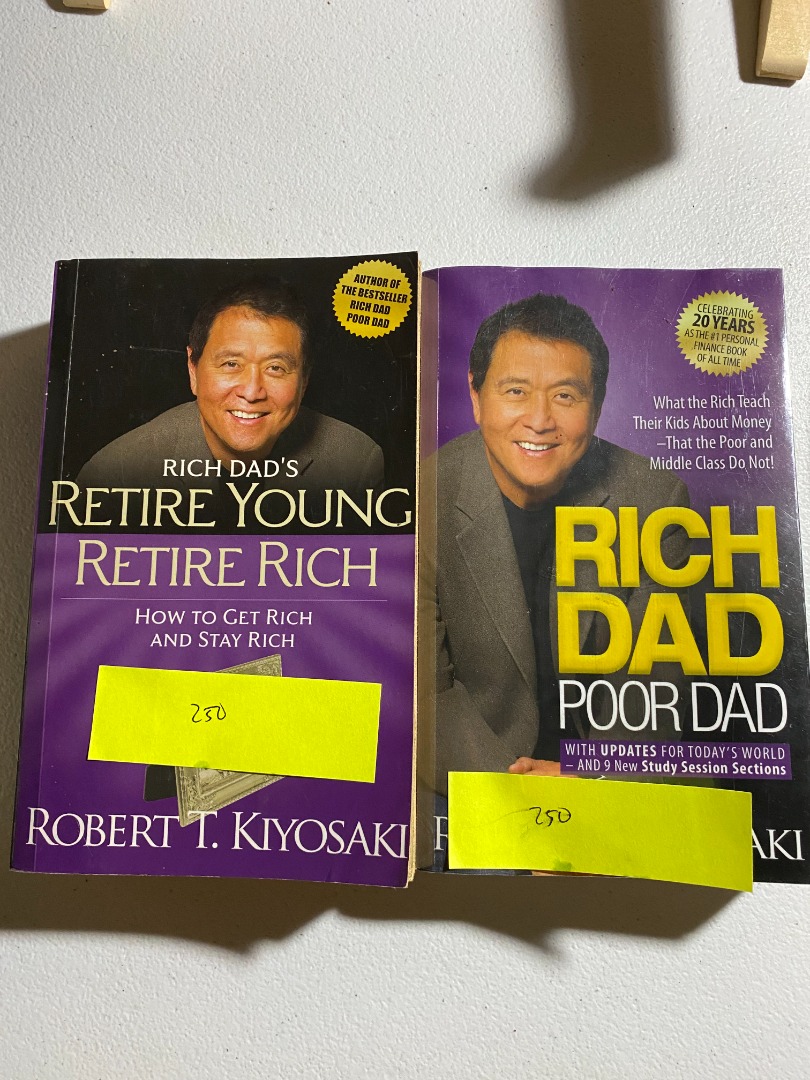 Rich Dad Poor Dad And Retire Young Retire Rich Hobbies And Toys Books