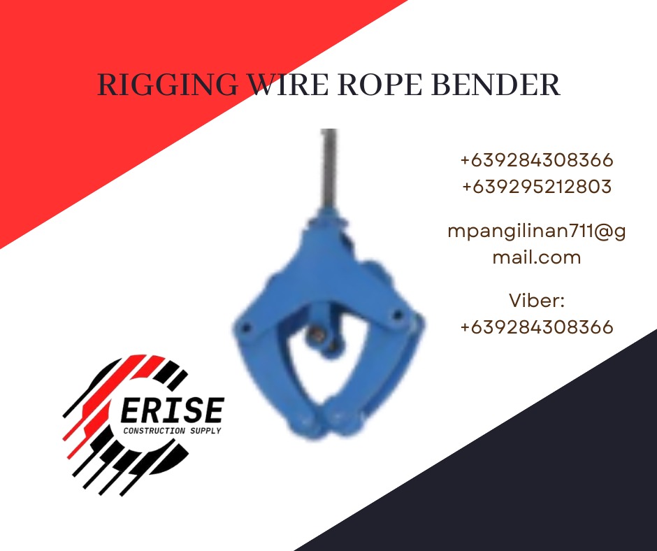 RIGGING WIRE ROPE BENDER, Commercial & Industrial, Construction Tools ...