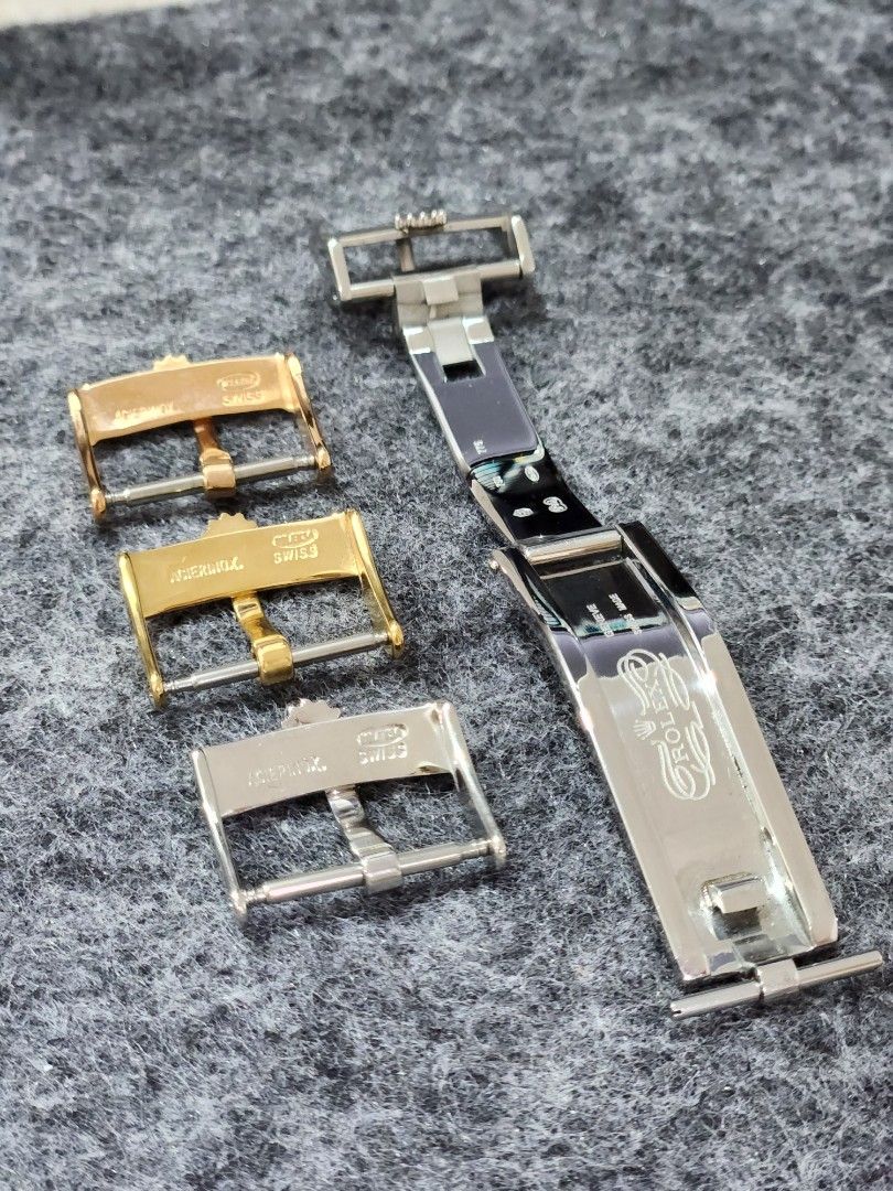 Rolex Cellini Silver/ Gold/ Rose Gold Watch Buckle Deployment Folding ...