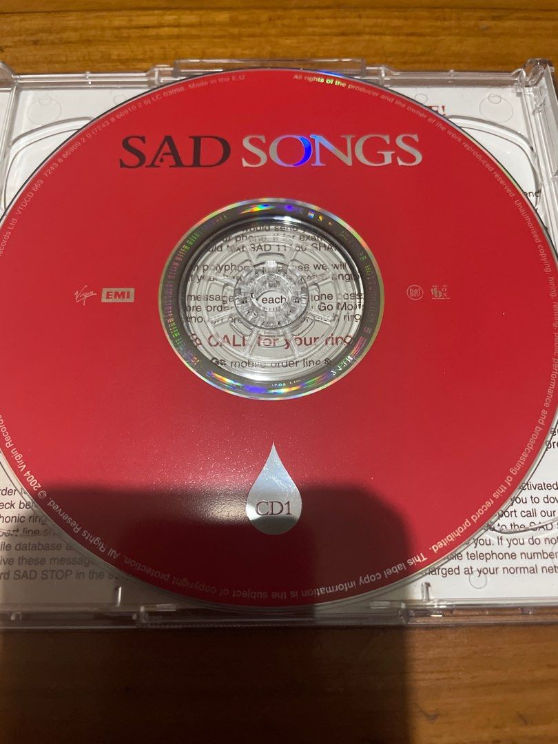 Sad Songs (2 CD), Hobbies & Toys, Music & Media, CDs & DVDs on Carousell