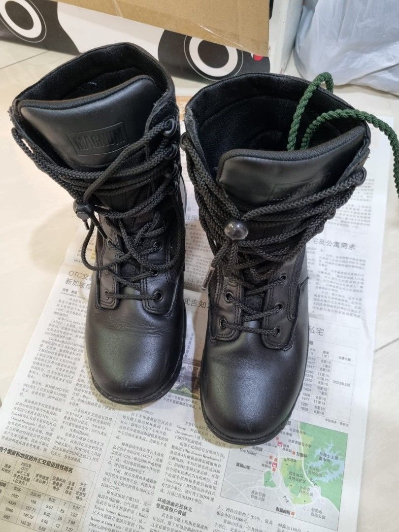 SAF Magnum Spartan XTB Black, Men's Fashion, Footwear, Boots on Carousell