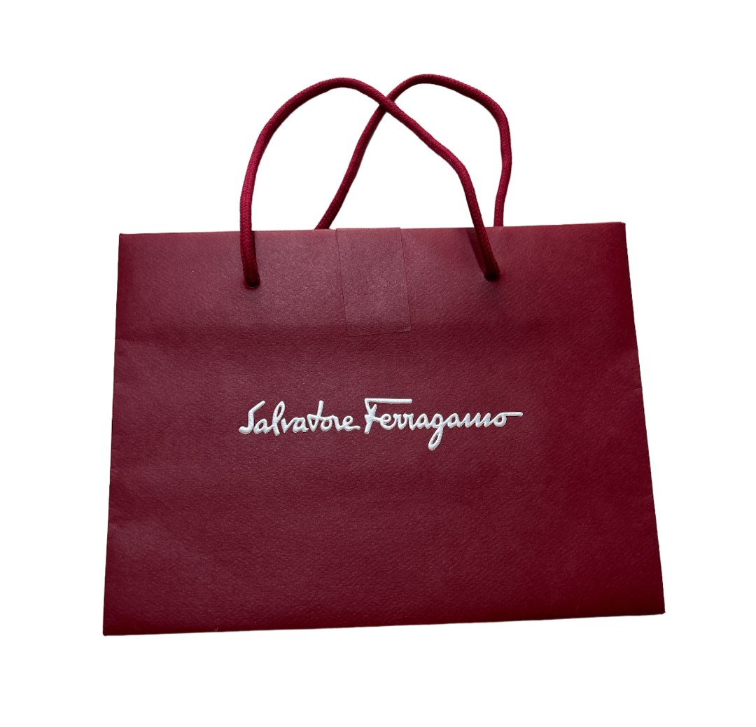 Salvatore Ferragamo Paper Bag, Luxury, Accessories on Carousell