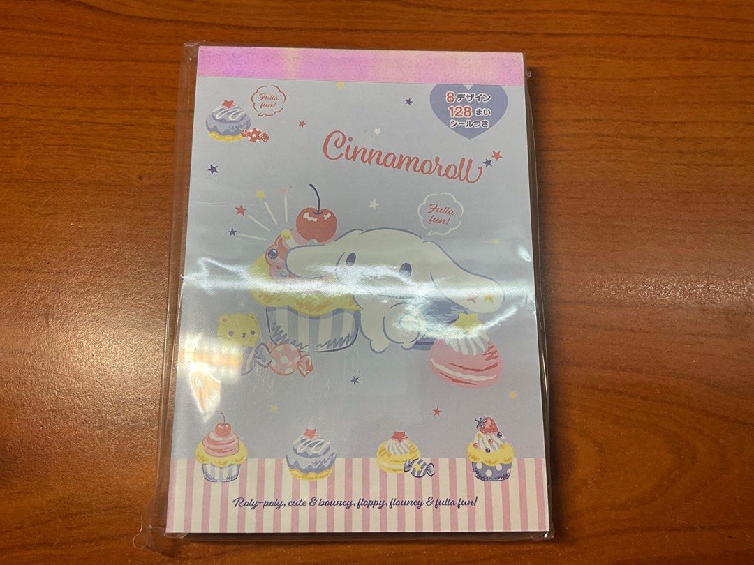 Sanrio Cinnamoroll Notepad with sticker, Hobbies & Toys, Stationery ...
