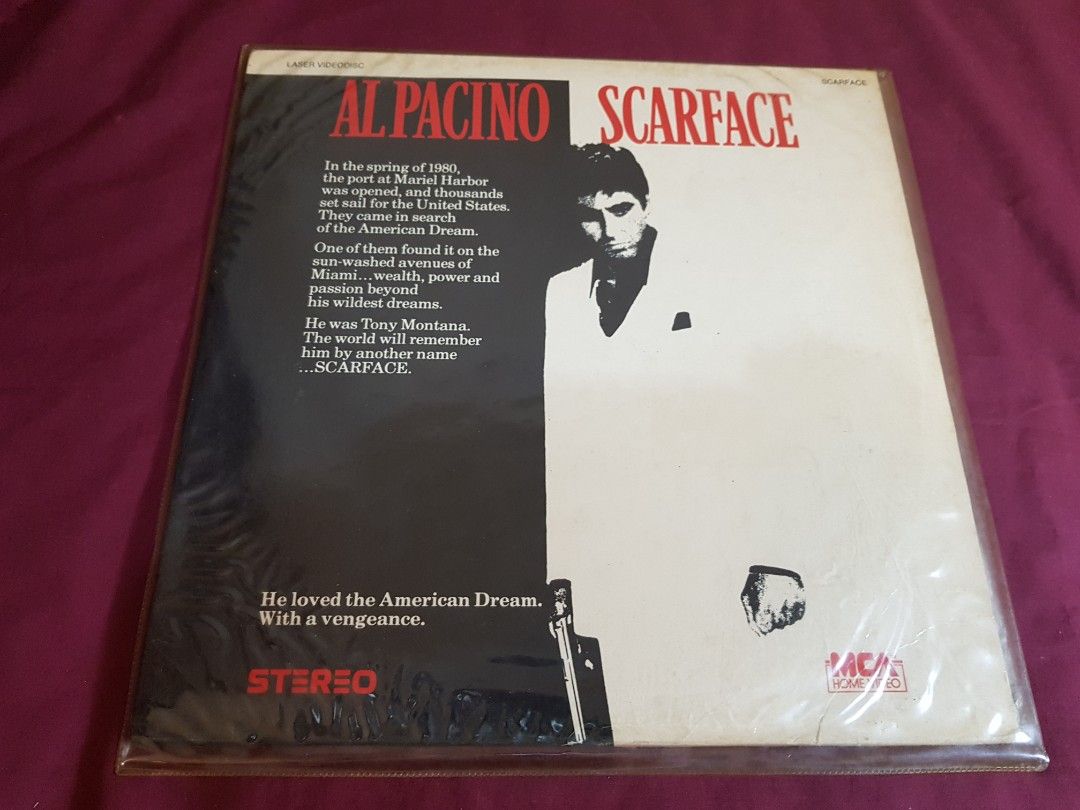 Baddest MOFO SCARFACE 1983 Double LD Laserdisc Set, Hobbies & Toys ...