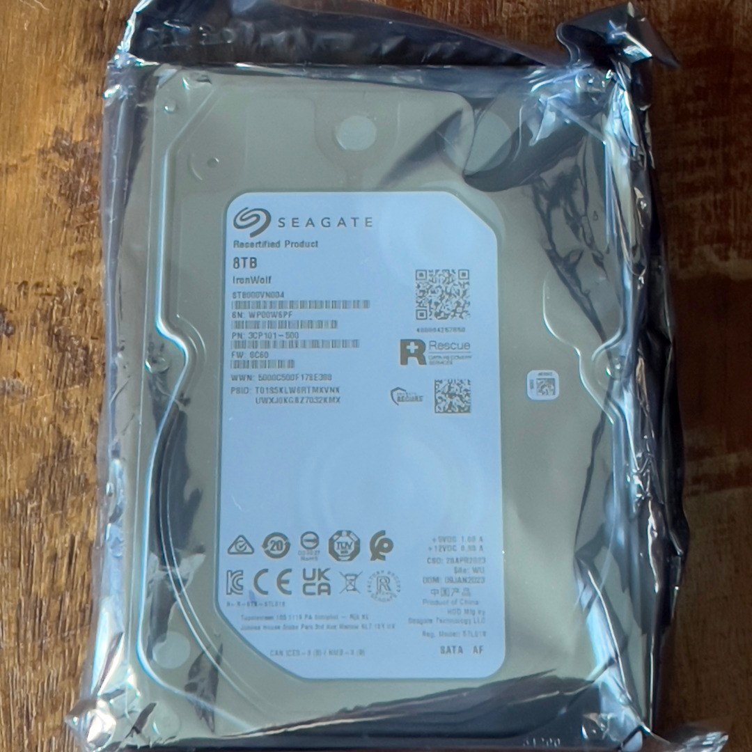 Seagate IronWolf 8TB NAS HDD, Computers & Tech, Parts & Accessories ...