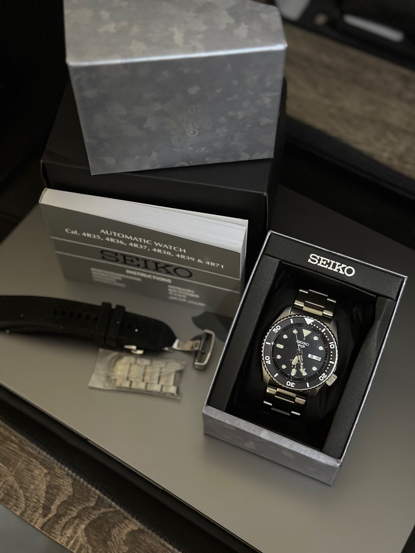 Seiko 5 Sports SPRD55K1, Luxury, Watches on Carousell