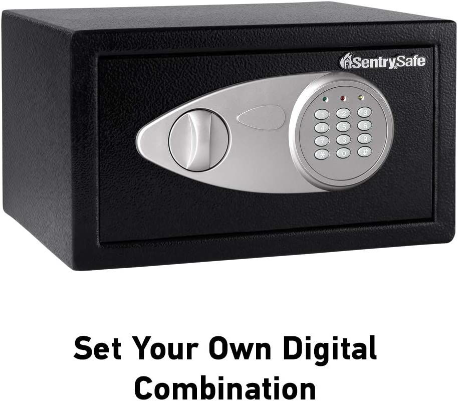 SentrySafe Security Safe with Digital Keypad Lock, Steel Safe with ...