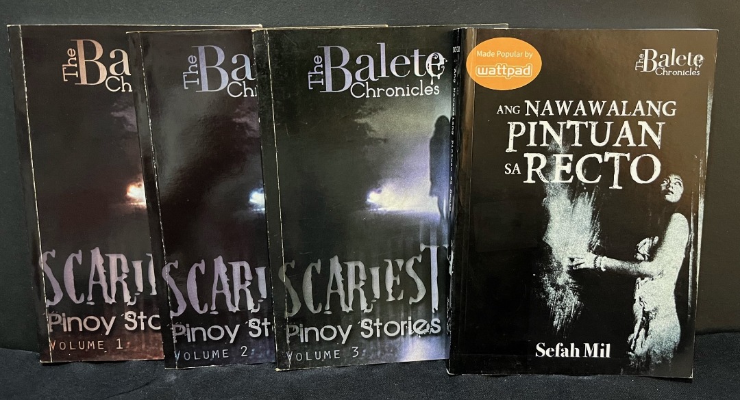 Set of Four (4) "Scariest Pinoy Stories" of The Balete Chronicles ...