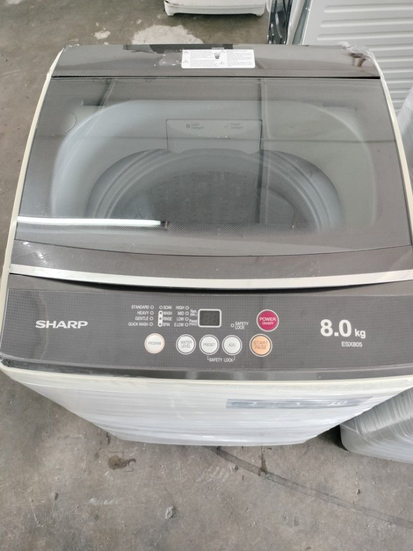 Sharp 8kg washing machine, TV & Home Appliances, Washing Machines and ...