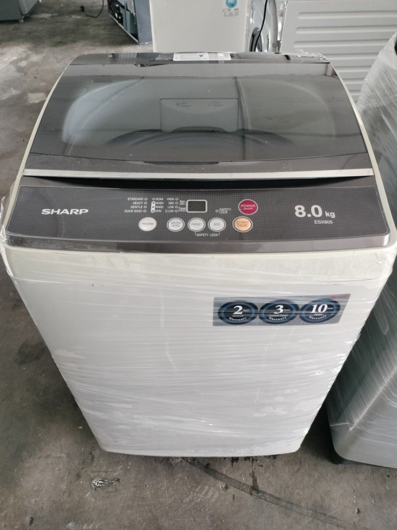 Sharp 8kg washing machine, TV & Home Appliances, Washing Machines and ...