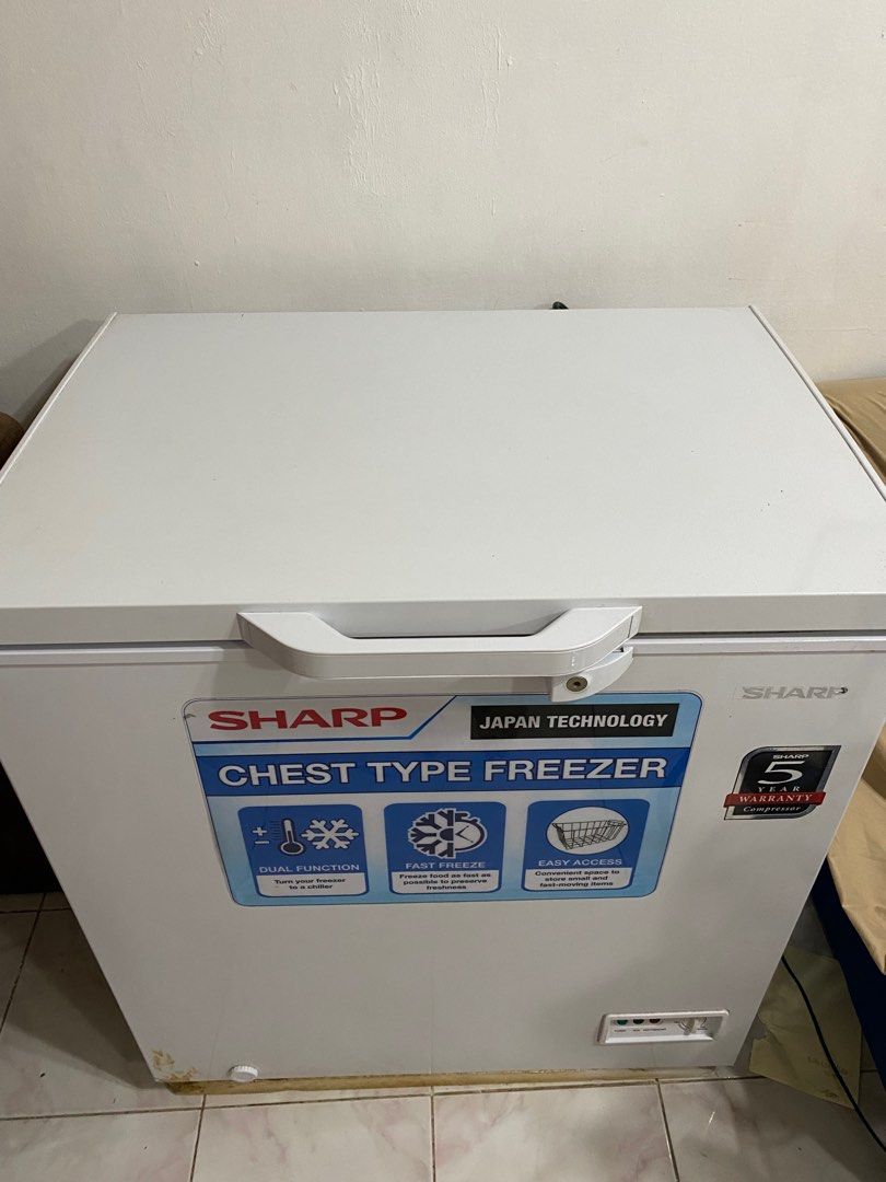 Sharp Chest Freezer 5.3 cuft on Carousell