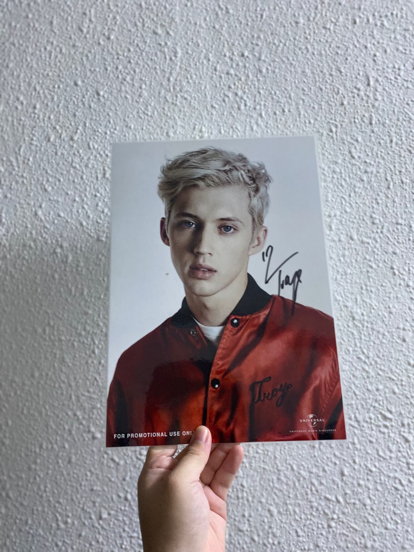Signed Troye Sivan Poster, Hobbies & Toys, Memorabilia & Collectibles ...