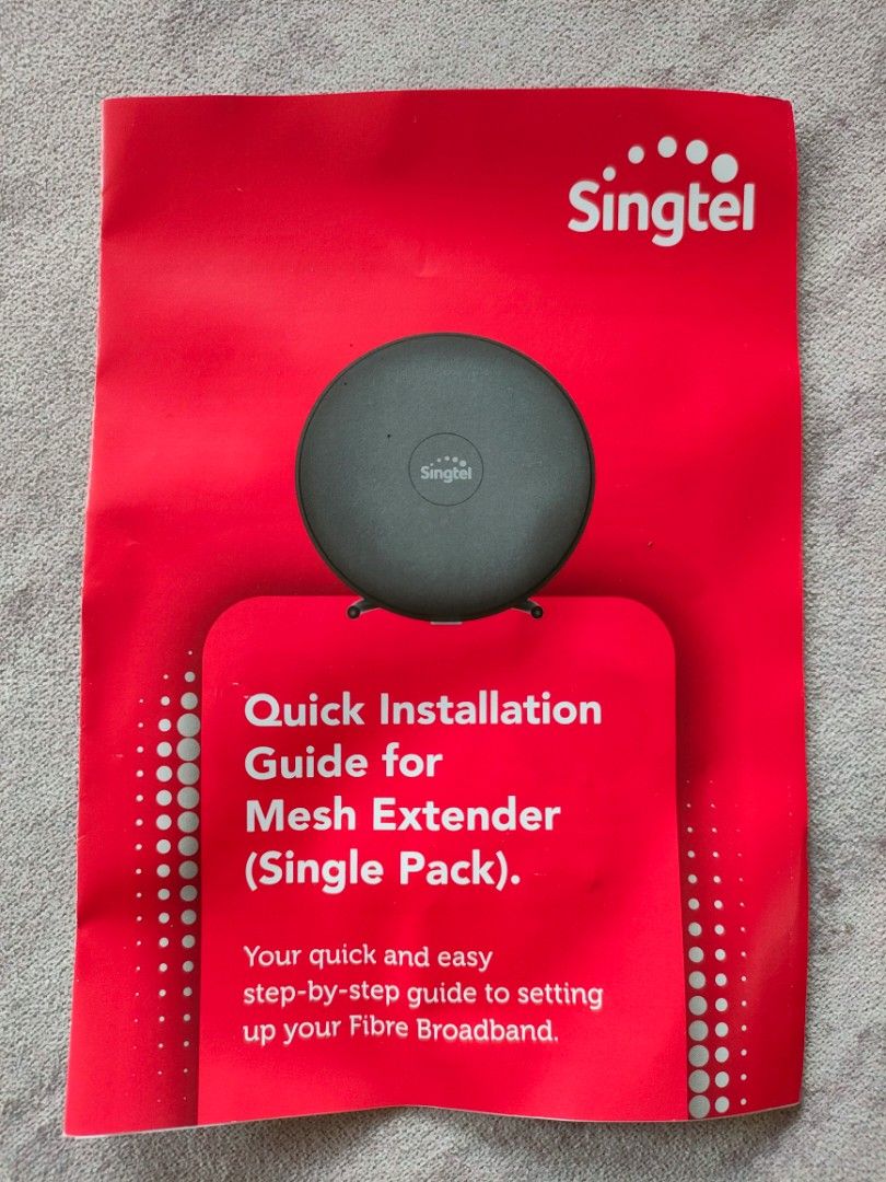 Singtel Mesh Extender, Computers & Tech, Parts & Accessories ...
