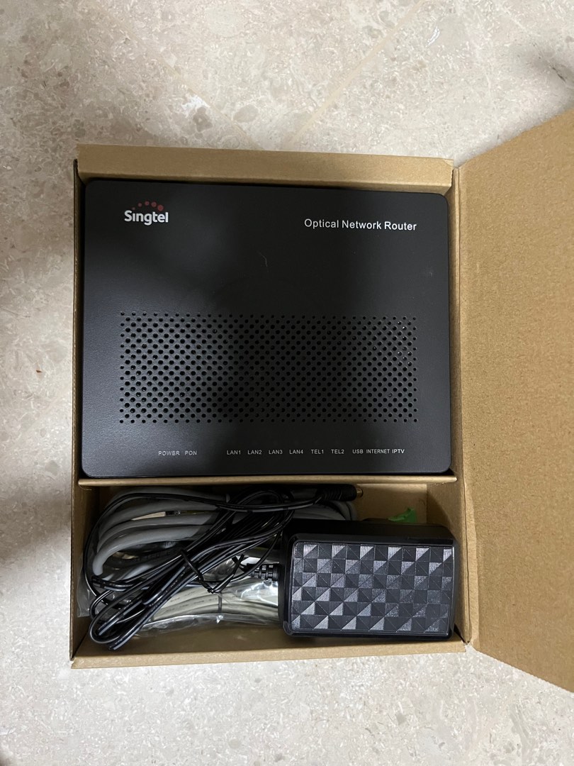 Singtel Optical Network Router (new), Computers & Tech, Parts ...