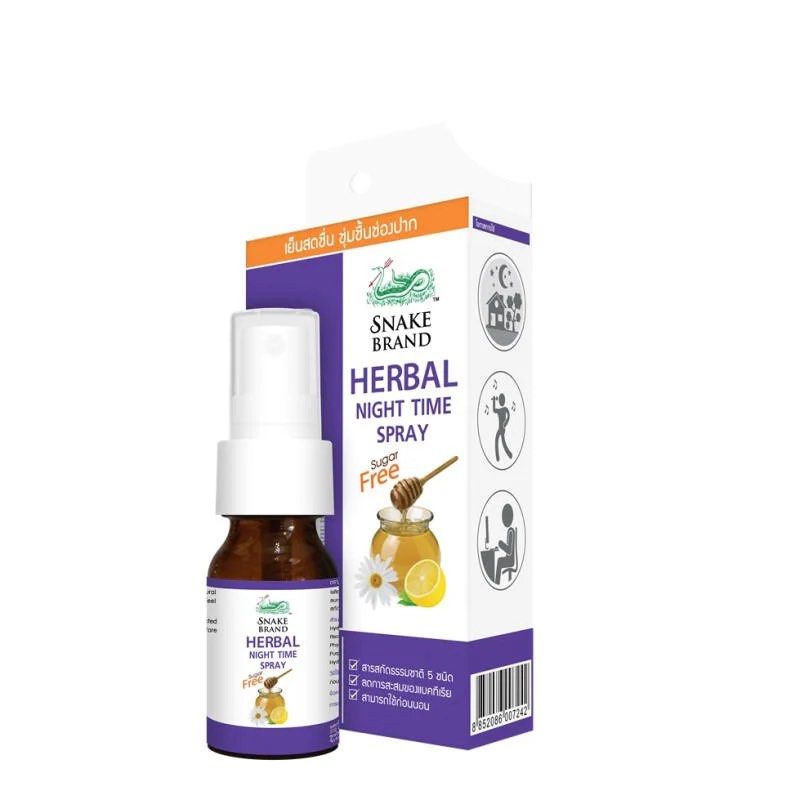Snake Brand Herbal Night Time Spray, Health & Nutrition, Health ...