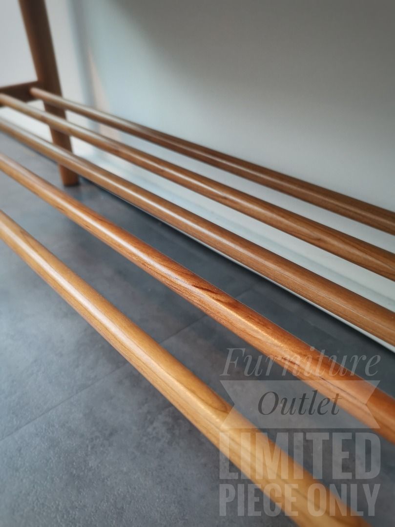 Solid Cherry Wood Shoe Rack, Furniture & Home Living, Furniture ...
