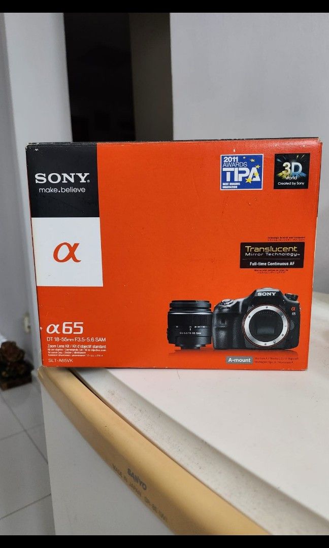 Sony A 65 SLT Camera, Photography, Cameras on Carousell