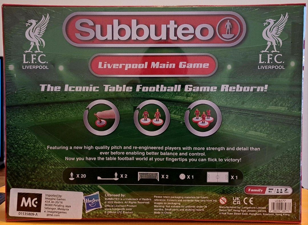 SUBBUTEO LIVERPOOL EDITION, Hobbies & Toys, Toys & Games on Carousell