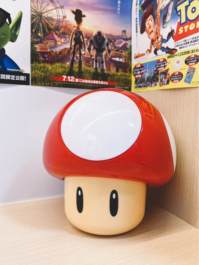 Super Mario Mushroom Lunch Box, Hobbies & Toys, Toys & Games on Carousell