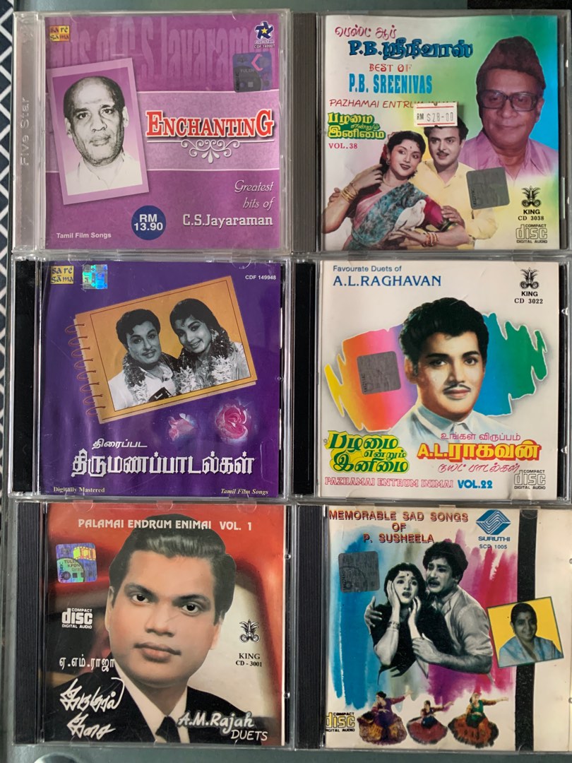 Tamil Cd Oldies collection RM 35 each, Hobbies & Toys, Music & Media ...