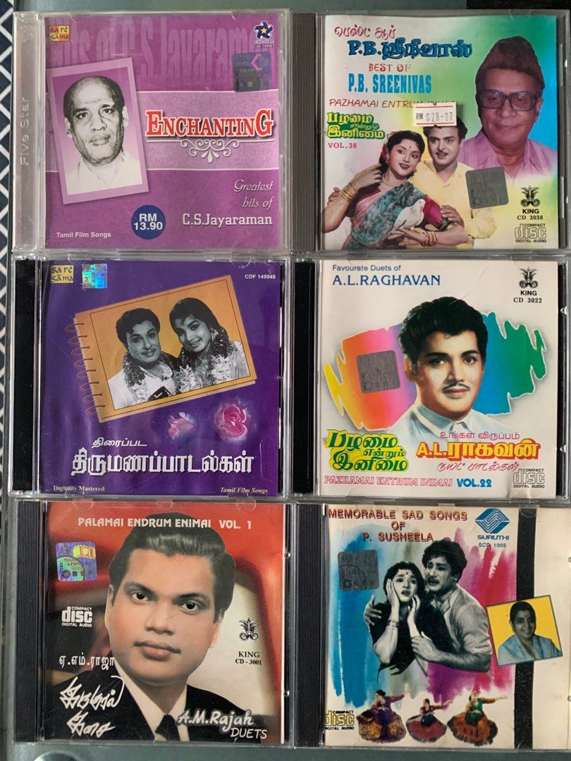 Tamil Cd Oldies collection RM 35 each, Hobbies & Toys, Music & Media ...