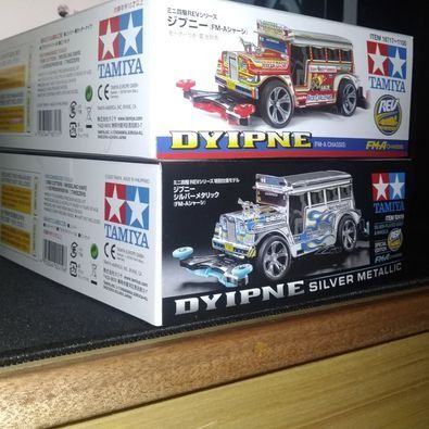 Tamiya Mini 4WD Dyipne Red and Metallic Silver Bundle, Hobbies & Toys ...