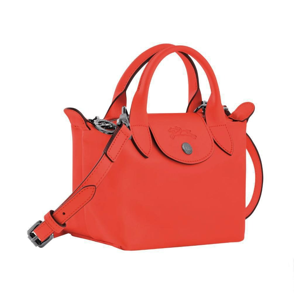 Tas LONGCHAMP Le pliage Cuir xtra XS Mini Crossbody Leather Orange ...