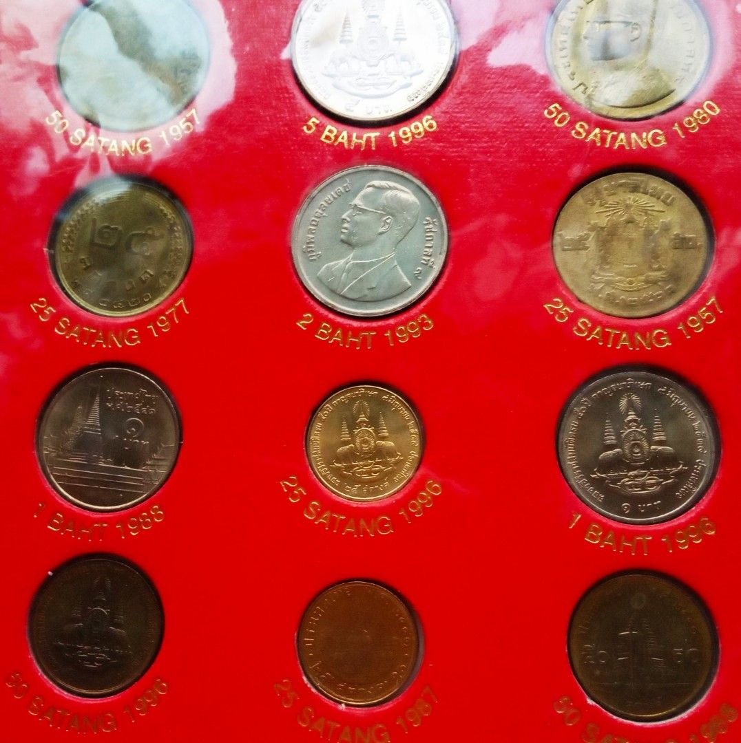 Thailand Old Coins Set (15 pcs), Hobbies & Toys, Memorabilia ...