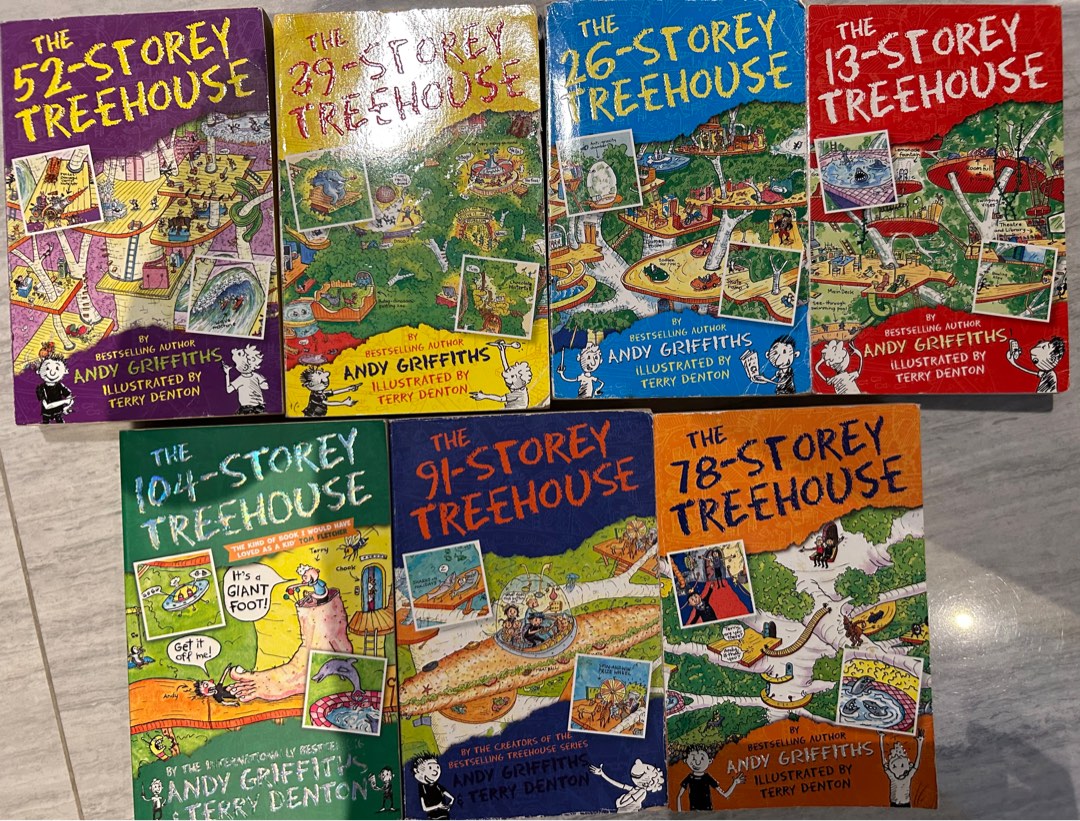 The 13-storey Treehouse Book Series (up to 104-storey), Hobbies & Toys ...